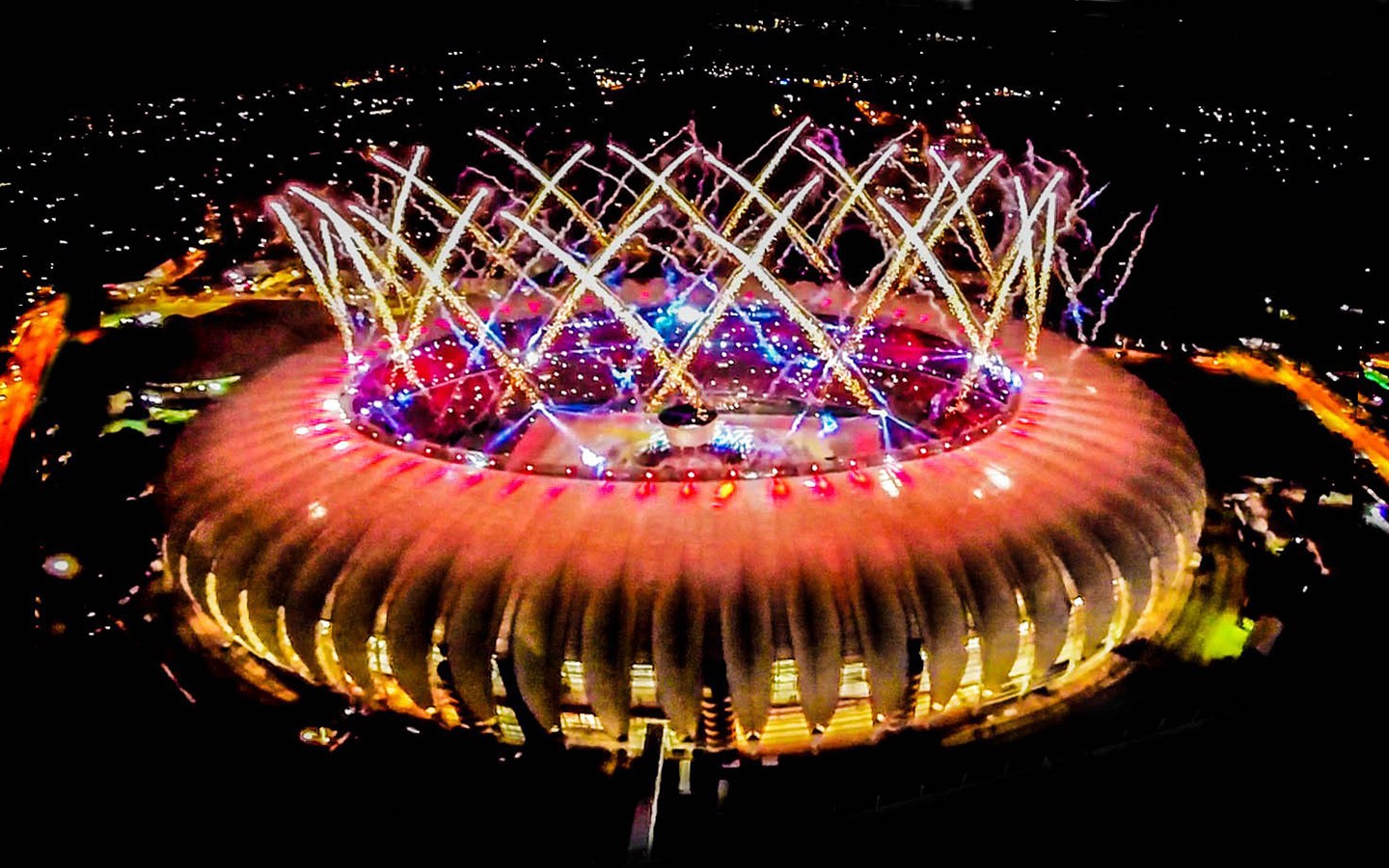 REINAUGURAçãO DO ESTáDIO BEIRA RIO | Vision Show - Pirotecnia