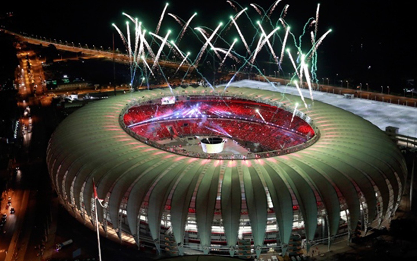 REINAUGURAçãO DO ESTáDIO BEIRA RIO | Vision Show - Pirotecnia